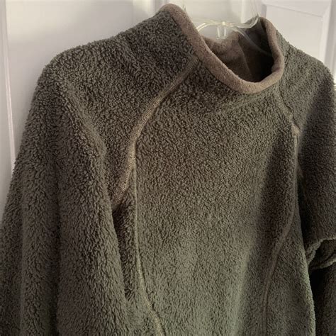Wooly Bully Wear Green Fleece Mock Neck Pullover Swea Gem