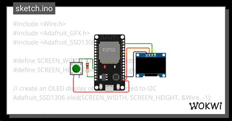 Esp32 Oled Simple Copy Wokwi Esp32 Stm32 Arduino Simulator