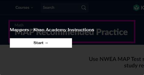 Mappers Khan Academy Instructions
