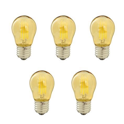 Pack x Ampoules à Filament LED W G Or Verre E filetage Blanc Neutre K Leroy Merlin