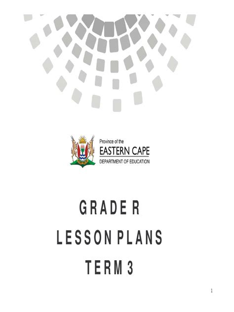 2009 T3 Grade R Lessons Term 3 Pdf