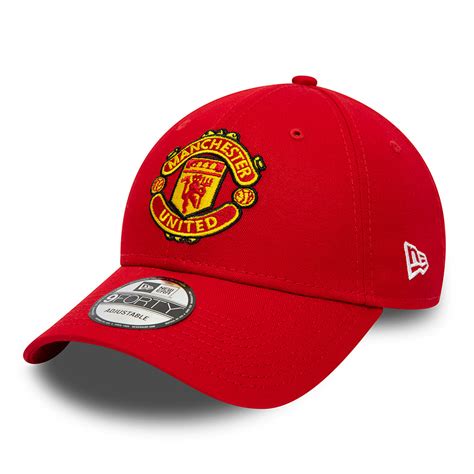 New Era 9forty Manchester United Fc Baseball Cap Scarlet Village Hats