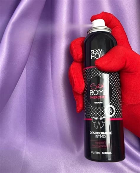 Desodorante Íntimo Aerosol Sex Bomb Pheromon Woman Loja Valentin