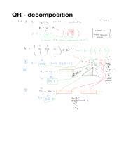QR decomposition pdf QR decomposition LL e o Sct AO L ou mfjm al wWi m ﬂ WAL