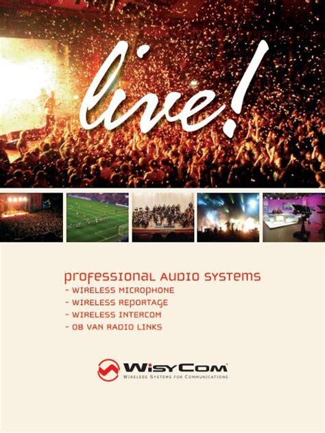 Professional Wireless Microphone Systems Wisycom Srl
