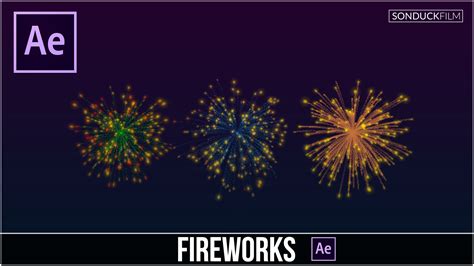 After Effects Tutorial Create Fireworks With Trapcode Particular Sonduckfilm