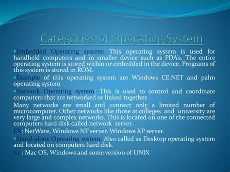 Operating System Ppt