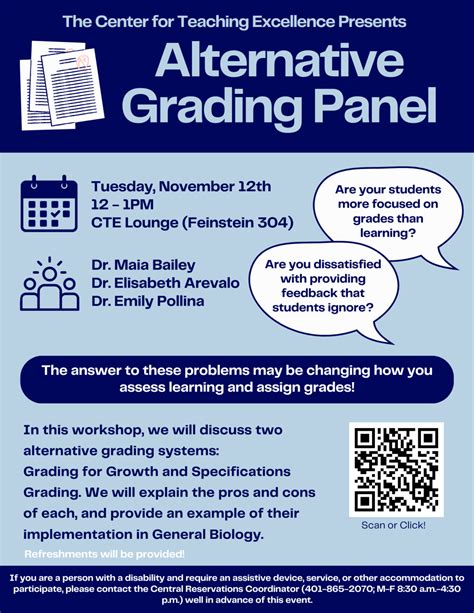 Alternative Grading Workshop The Center For Teaching Excellence At Providence College