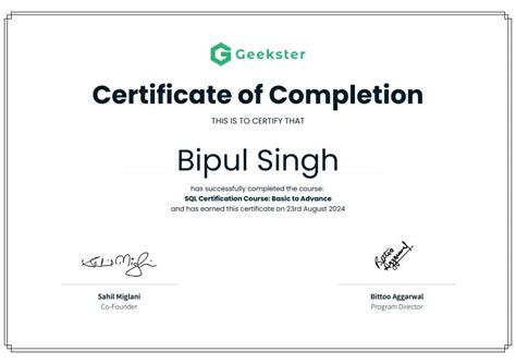 Bipul Kumar Singh On Linkedin Sql Dataanalysis Certification Learning Networking
