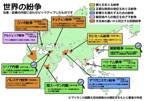 2019年 紛争 戦争 地図