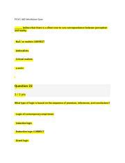 PSYC 420 Quiz Wk3 4 Docx PSYC 420 Worldview Quiz Believe That There