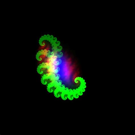 Colorful Swirl Fractal Generator