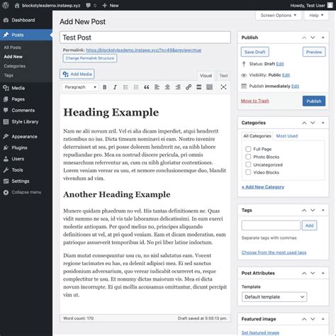 gutenberg 101 what is the wordpress block editor block styles