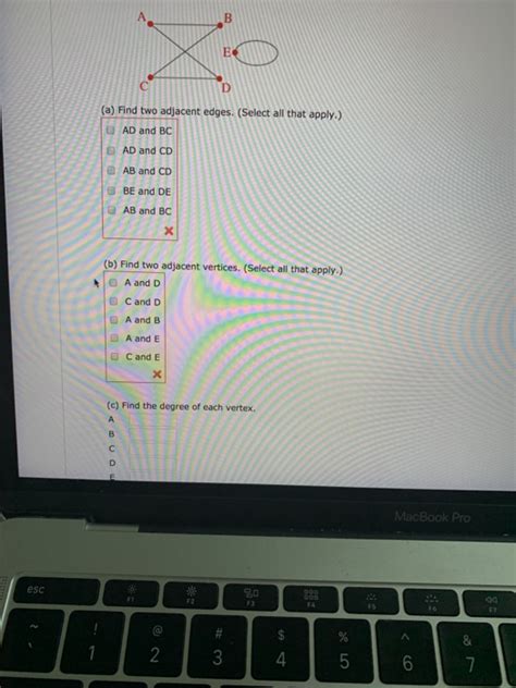 solved do the following a find two adjacent edges