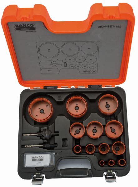 Coffret de scies trépans bimétal Sandflex à mm pièces SET