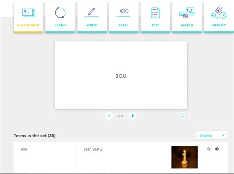 Quizlet Flashcards