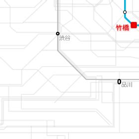 竹橋駅 ロケーションマップ 東京路線図 駅ココ