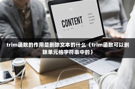 Trim 函数 的作用是删除 文本 的什么（trim函数可以删除单元格字符串中的） 伙伴云