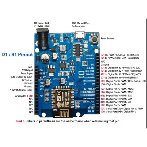 Tarjeta De Desarrollo Wifi Esp8266 D1 Esp 12