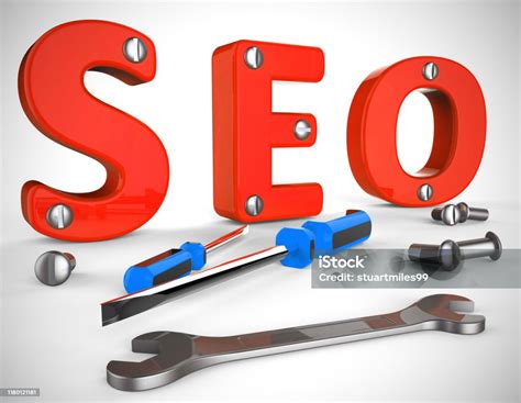 Seo 개념 아이콘 웹사이트 트래픽에 대 한 검색 엔진 최적화를 의미 3d 그림 에 대한 스톡 사진 및 기타 이미지 개발 개선 Istock