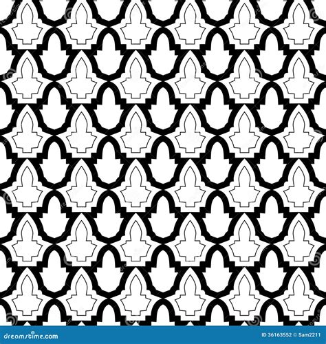 Seamless Geometric Pattern In Islamic Style Stock Vector Illustration Of Abstract Grunge