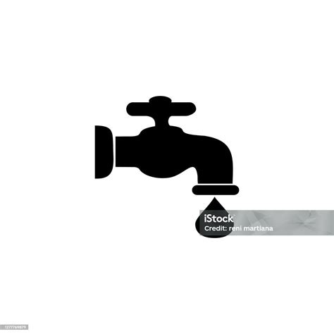 水龍頭圖示徽標向量圖形及更多乾淨圖片 乾淨 住宅廚房 住宅房間 Istock