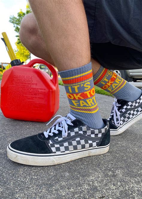 Fart Socks Its Ok To Fart Funny Socks For Farting Men And Women Cute