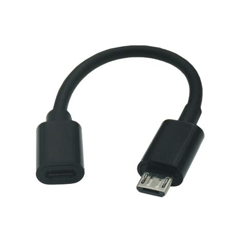 Full Connection 5pin Micro Usb Male To Female Usb2 Grandado