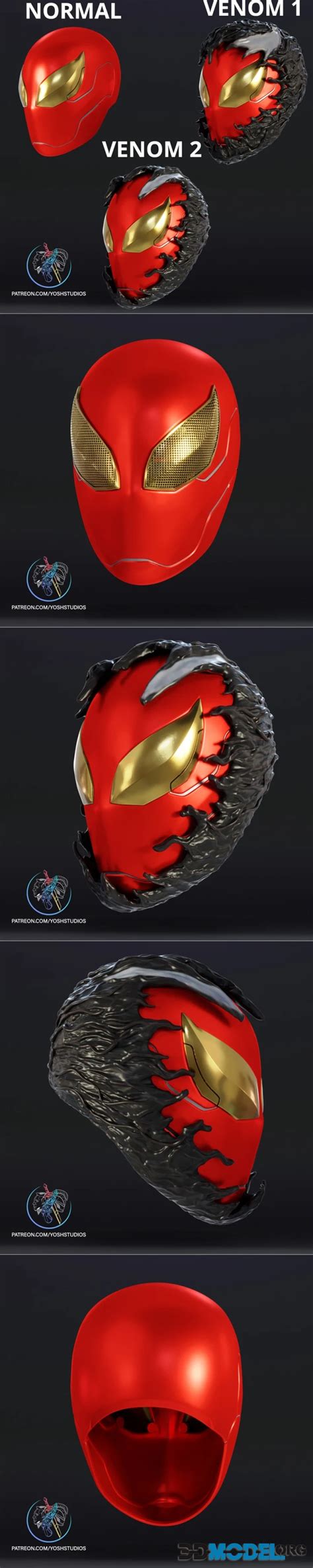 3d Model Iron Spider Helmet Printable