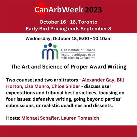 Canarbweek On Linkedin Arbitration Internationalarbitration