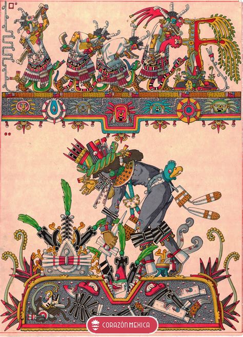 The Birth Of Mayahuel 2 Aztec Mexican Spirituality Art Corazon