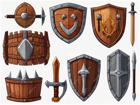 3d Game Ui Stone Frame Set Rock Menu Background Kit Vector Fantasy