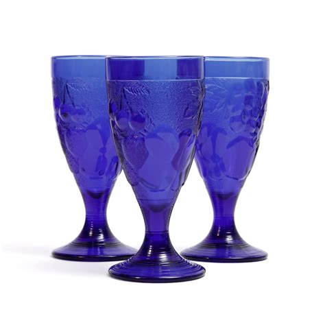 Luminarc Saphir Sapphire Blue Goblets Kode Uk