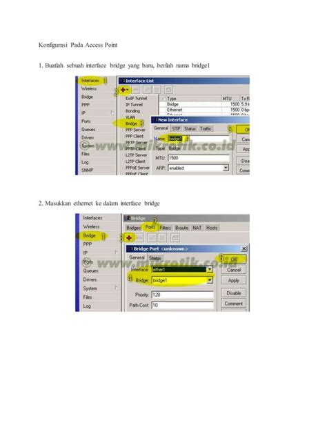 Cara Setting Mikrotik Wireless Bridge Pdf