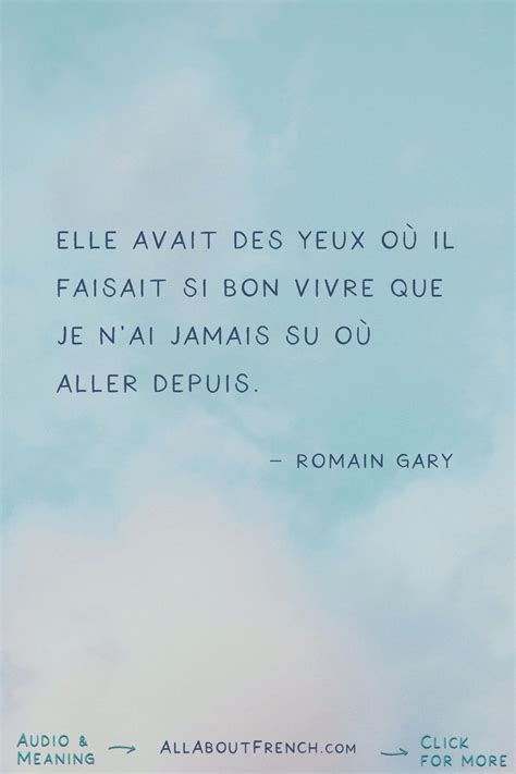 Learn French Quotes With FREE Audio Examples French Quotes Romantic
