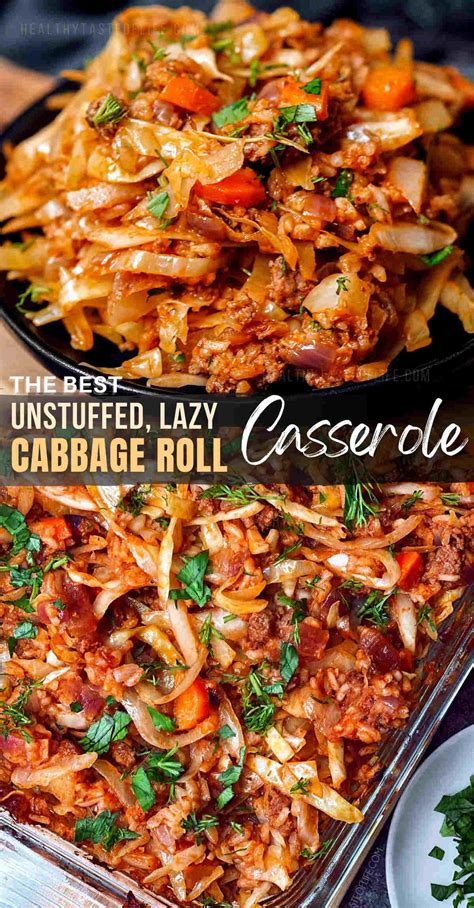 Best Lazy Cabbage Roll Casserole Healthy Taste Of Life Beef