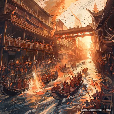 Ai创作图古代海上战争场景 修建大运河场景 历史战船场景 古罗马双层桨战船 古代航海贸易场景 唐代击瓯场景 开凿大运河场景 古罗马战舰 古代运河龙船场景 城市历史发展场景 大唐盛世场景 隋唐大