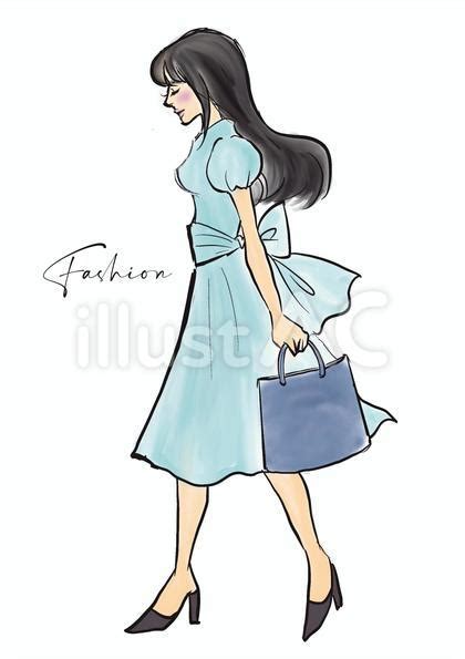 ワンピースを着た女性イラスト No 2662655無料イラストフリー素材ならイラストAC