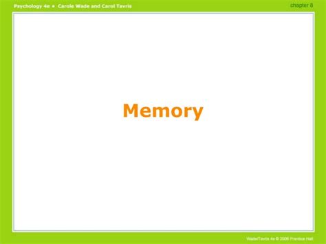 Memory Ppt