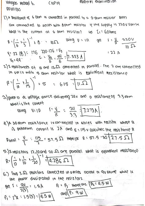 Solution Ohms Law Quiz Problems Studypool