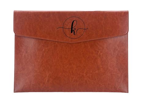 Personalized Pu Leather File Folder Document Holder Envelope Folder