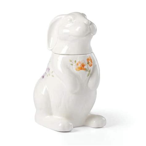 Lenox Butterfly Meadow Figural 2 Piece Porcelain Cookie Jar Set 893454