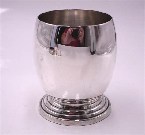 Proantic Timbale En Argent Massif Art Déco