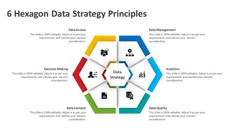 6 Step Hexagon Powerpoint Diagram