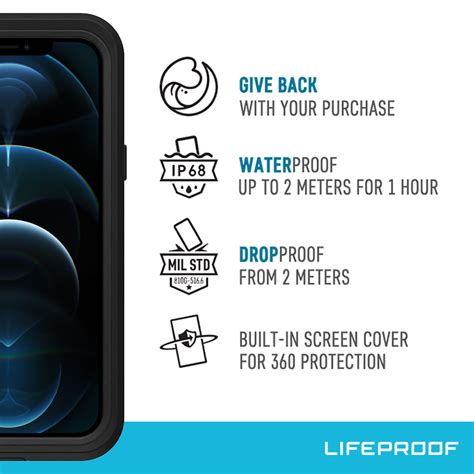 LifeProof Fre Waterproof Case For Apple IPhone Pro Max