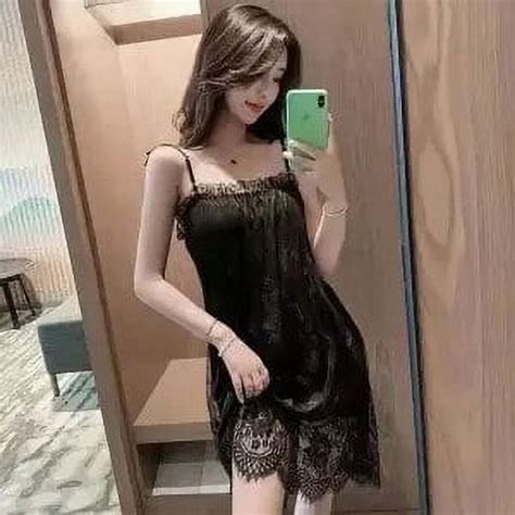 Kukuzhu Night Dress Women Sexy Sleepwear Lingerie Plus Size Woman