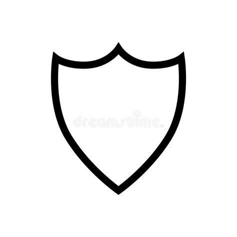 Shield Icon Vector Defence Illustration Sign Armor Symbol Protection