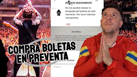RECOMENDACIONES Para Comprar Boletas En PREVENTA Para Un Concierto