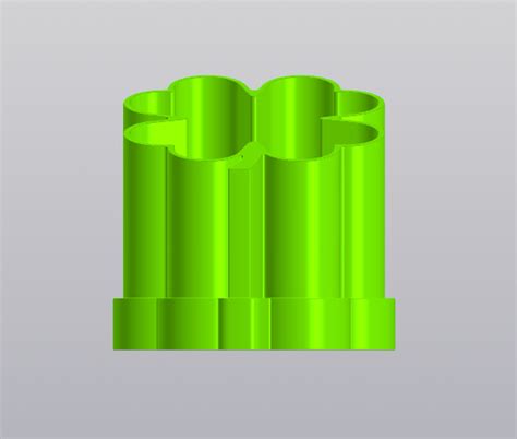 3d File Planter Clover・3d Printer Design To Download・cults