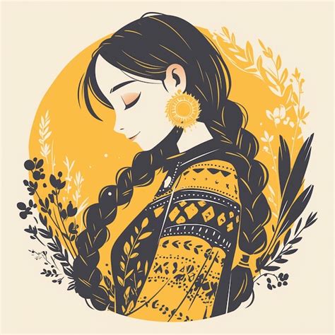 전통적 인 직물 의 옷 을 입은 필리핀 여자 프리미엄 벡터 전통적 인 직물 의 옷 을 입은 필리핀 여자 프리미엄 벡터